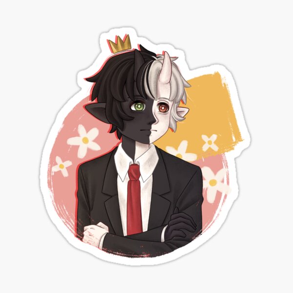 "Dream SMP Ranboo Fanart" Sticker for Sale by x-gemma-x | Redbubble