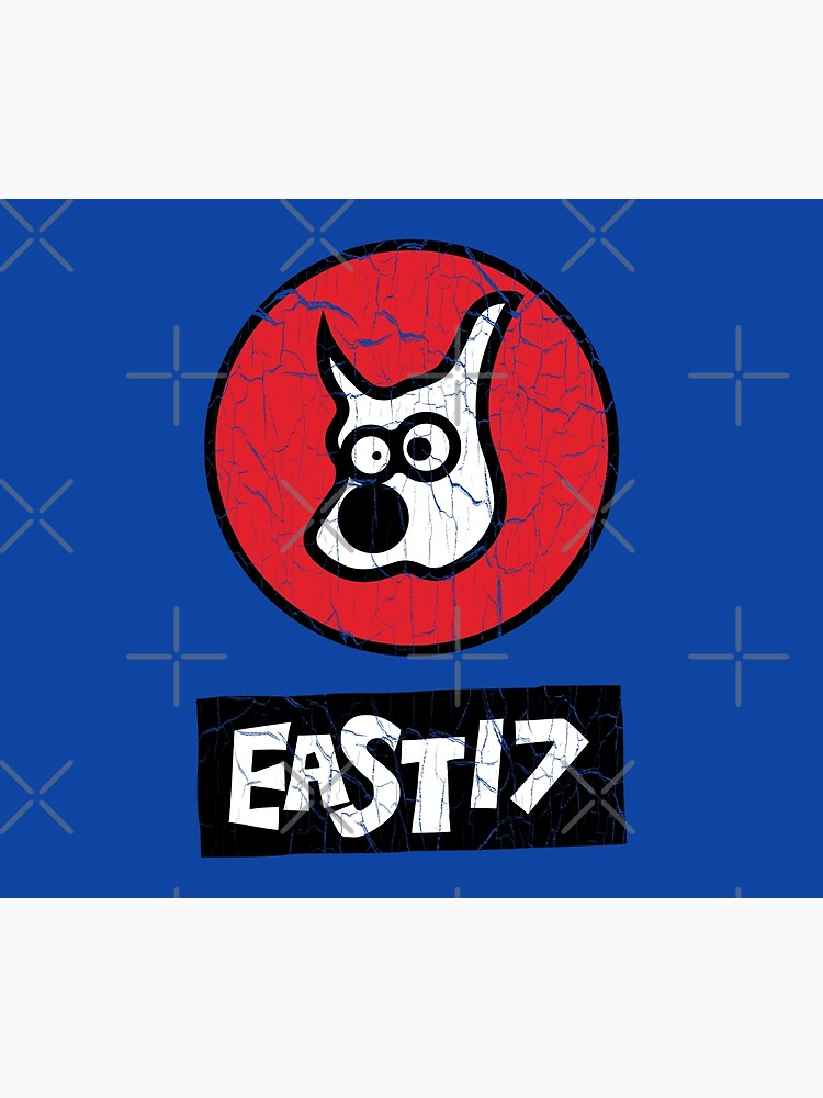 "East 17 Dog Logo Vintage" Poster by denisseinfeld | Redbubble