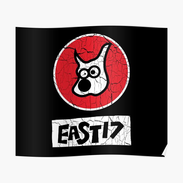 "East 17 Dog Logo Vintage" Poster for Sale by denisseinfeld | Redbubble