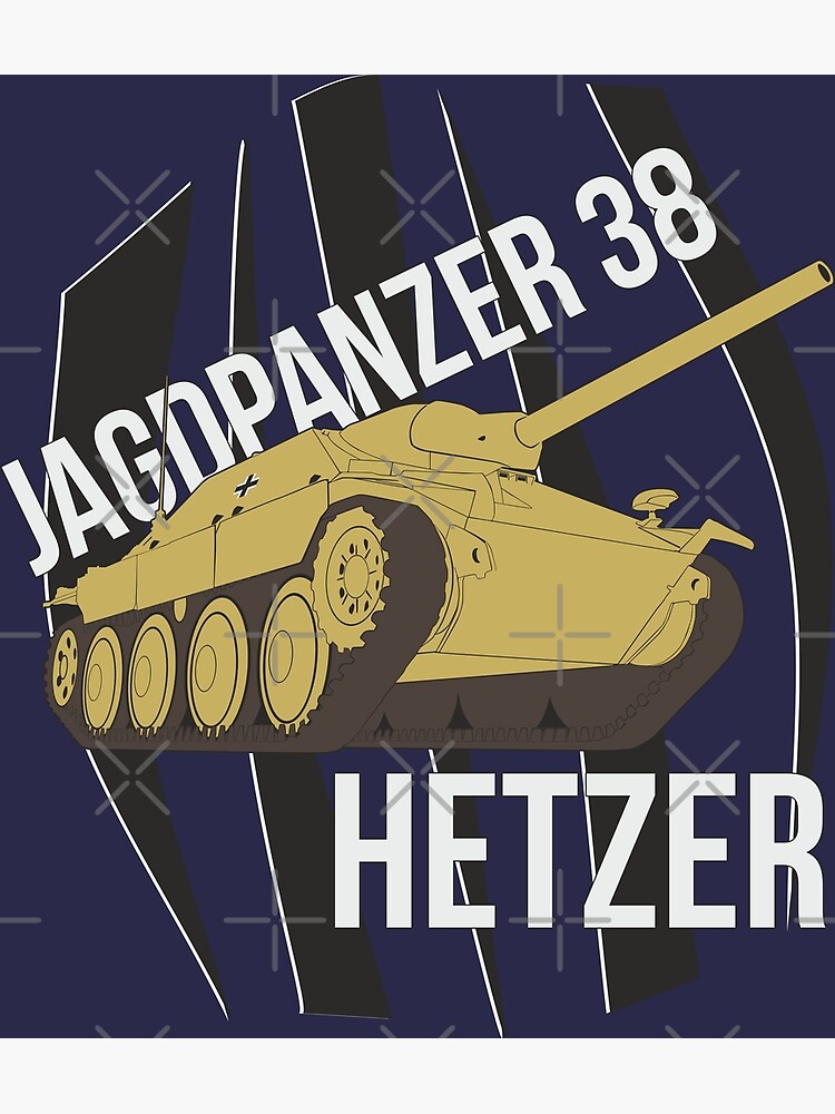 "Brutal Jagdpanzer 38 Hetzer" Art Print by FAawRay | Redbubble