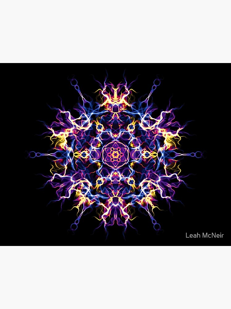 Energy Mandala Poster Purple Mandala Angel Art, Sacred Geometry Reiki