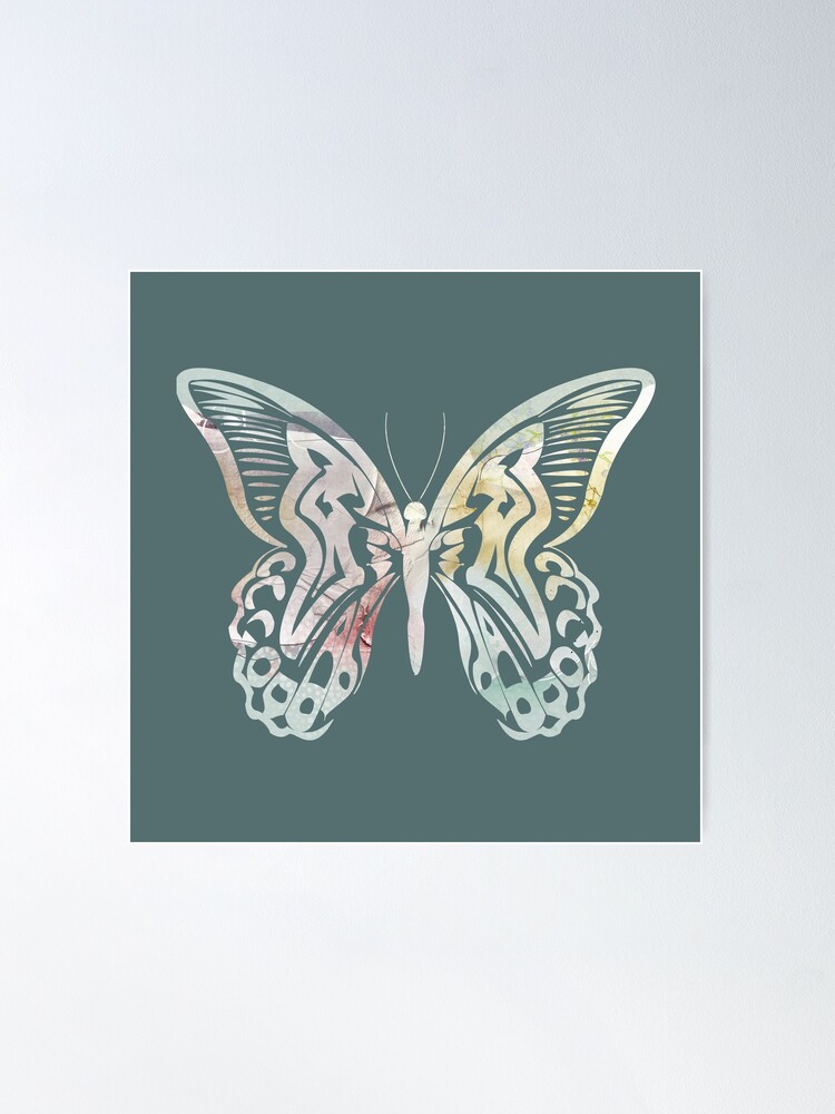 Abstract Butterfly Outline