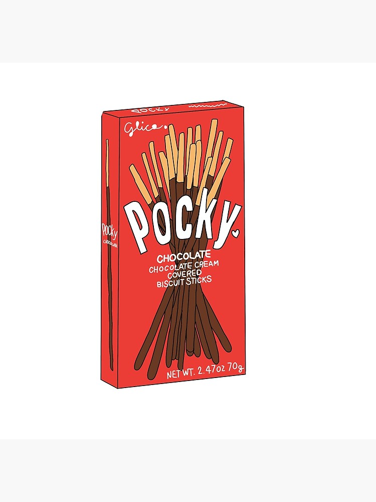 "Pocky Chocolate Biscuit Drawing" Poster by exvrii | Redbubble