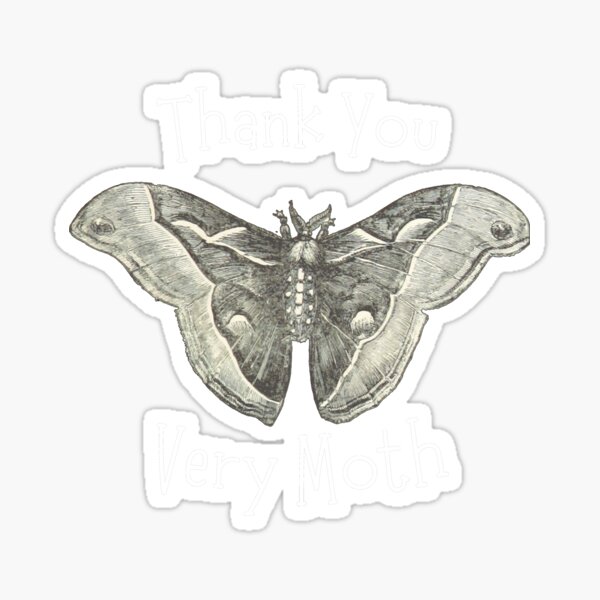 "National Moth Week - Funny Moth Pun" Sticker for Sale by art-o-saurus ...