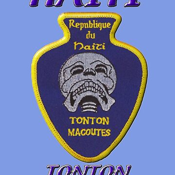 "Republique du Haiti Tonton Macoutes" Sticker for Sale by lawrencebaird ...
