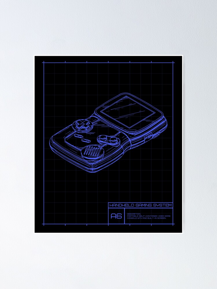 "Blueprint l Handheld game console | Arcade Blueprint | Retro Gamer ...