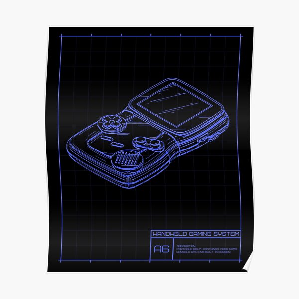 "Blueprint l Handheld game console | Arcade Blueprint | Retro Gamer ...