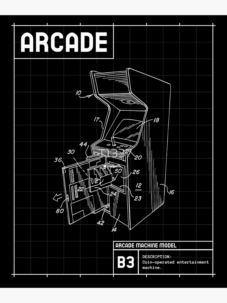 "Blueprint l Arcade Blueprint | Retro Gamer | Classic Gamer | Retro ...