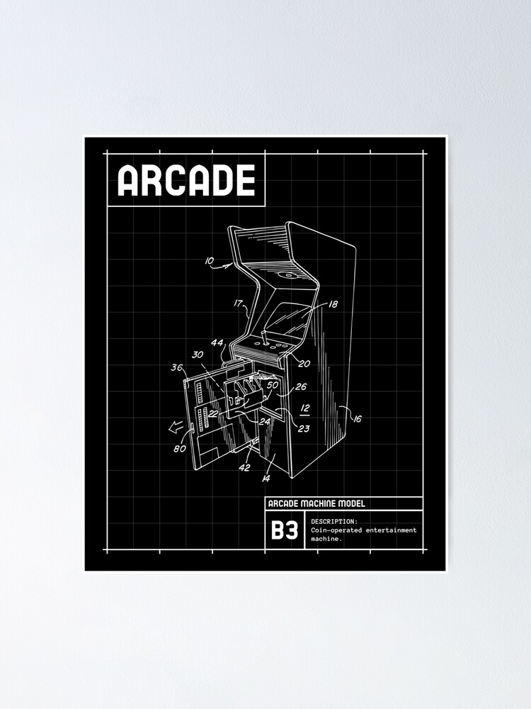 "Blueprint l Arcade Blueprint | Retro Gamer | Classic Gamer | Retro ...