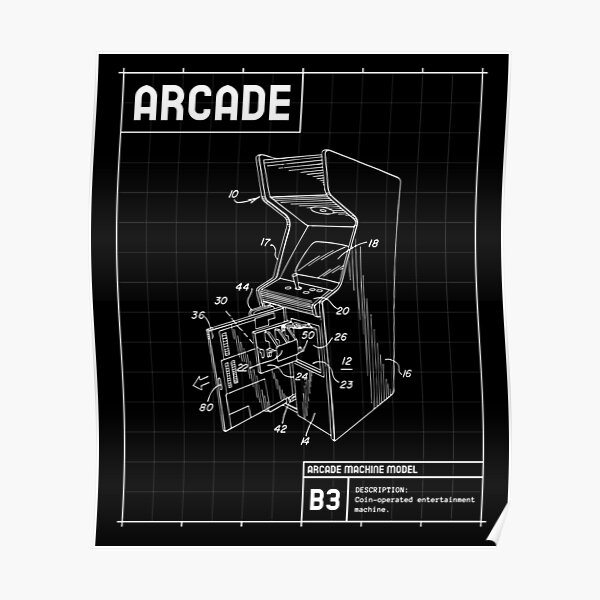 "Blueprint l Arcade Blueprint | Retro Gamer | Classic Gamer | Retro ...
