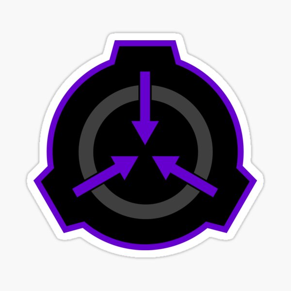 "SCP Foundation Purple" Sticker for Sale by muskitt | Redbubble