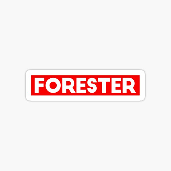 "FORESTER" Sticker for Sale by T-shirtgallery | Redbubble