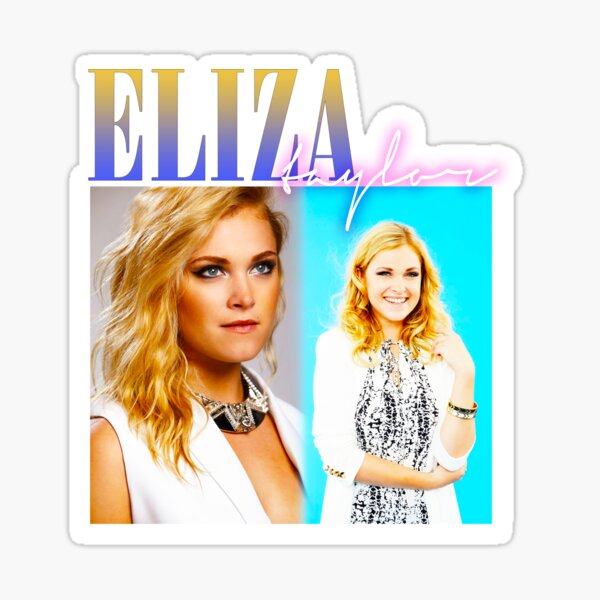"Eliza Taylor 90's Vintage Rap Style" Sticker for Sale by ainsiibabes ...