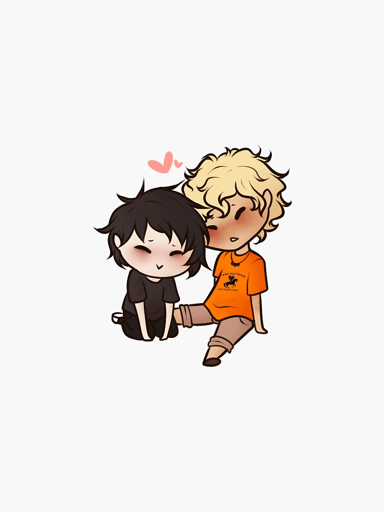 "Solangelo (Percy Jackson)" Sticker for Sale by Lullabyprince | Redbubble