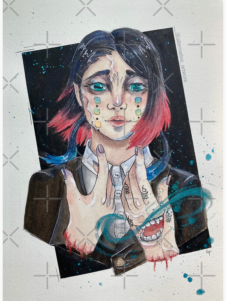 "Enmu" Sticker by AltArtwork | Redbubble