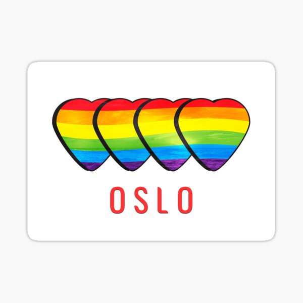 "Oslo Pride" Sticker for Sale by Magartes | Redbubble