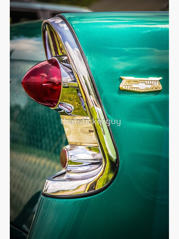 "1956 Chevy tail light art" Art Print by thatstickerguy | Redbubble