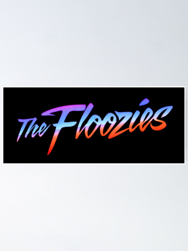 "blackwhitereddesign heavy metal punk rock band the floozies logo ...