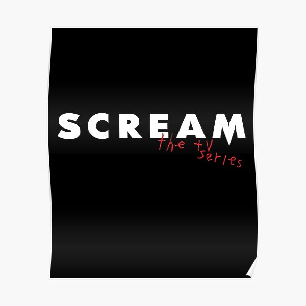 "MTV Scream logo" Poster for Sale by adrien2297 | Redbubble