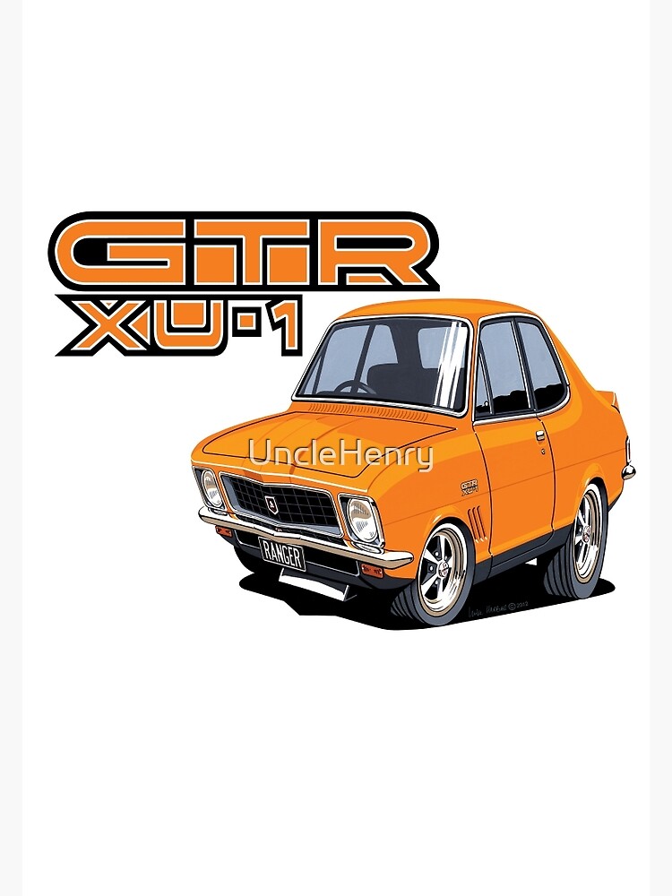 "Holden LJ XU1 GTR Torana, Ranger car toon" Poster for Sale by UncleHenry | Redbubble