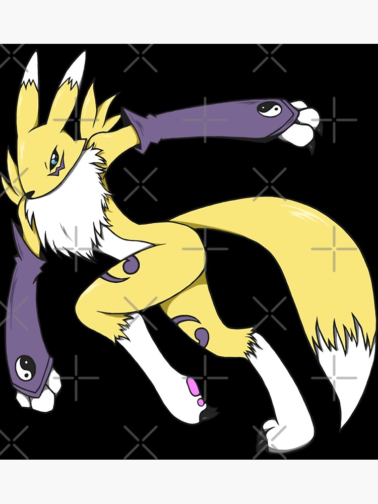 "Renamon golden fox anime digimon art classic" Photographic Print for ...