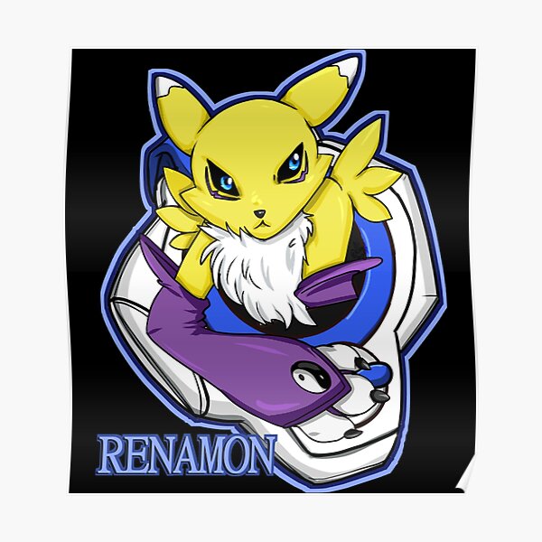 "Renamon adventure anime digimon design" Poster for Sale by ...