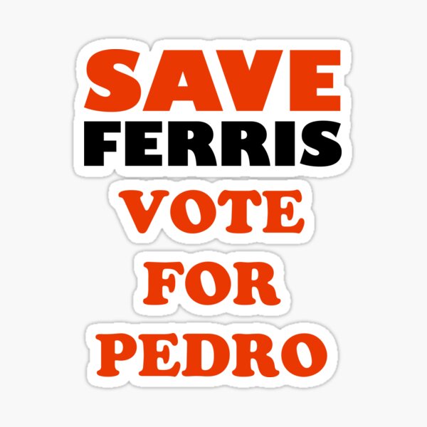Vote For Pedro Stickers | Redbubble