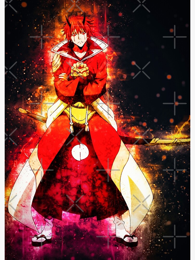 "Benimaru That Time I Got Reincarnated Slime" Poster by Spacefoxart ...