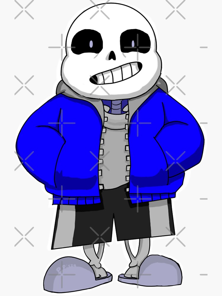 "Undertale - Sans" Sticker by JamesDarci3 | Redbubble