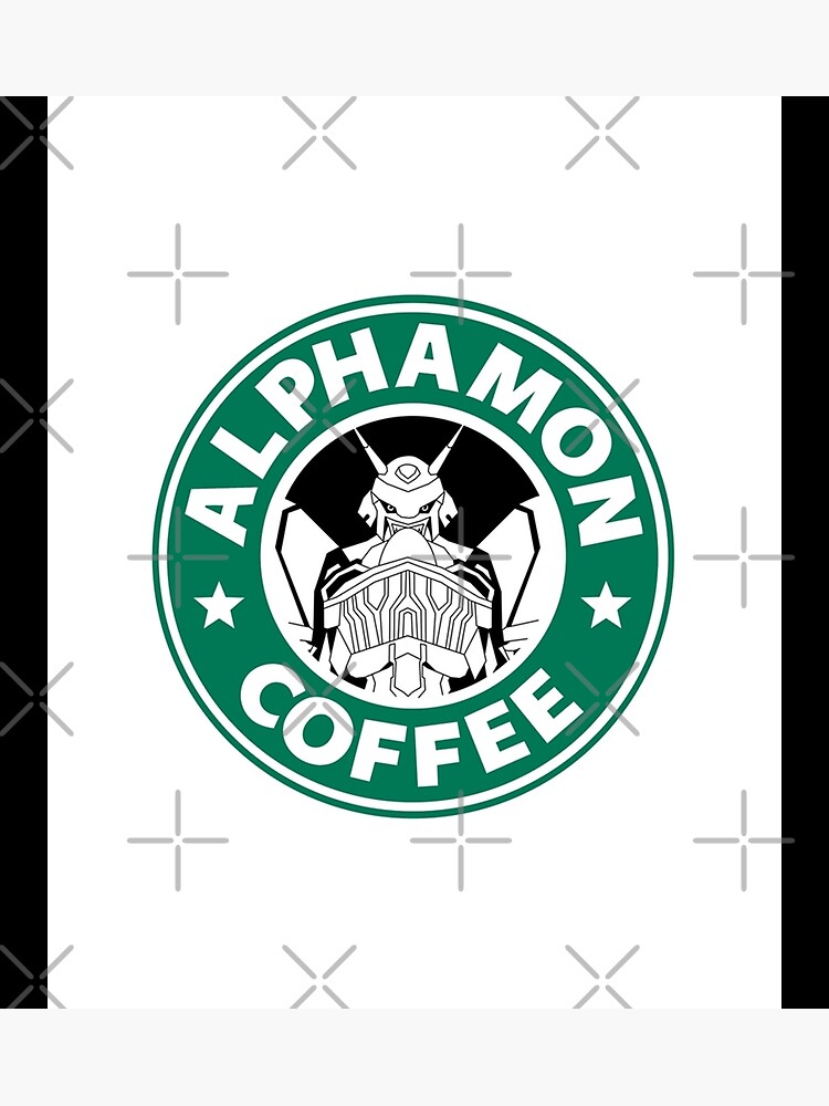 "Alphamon anime digimon logo coffee" Poster for Sale by GreathouseGary ...