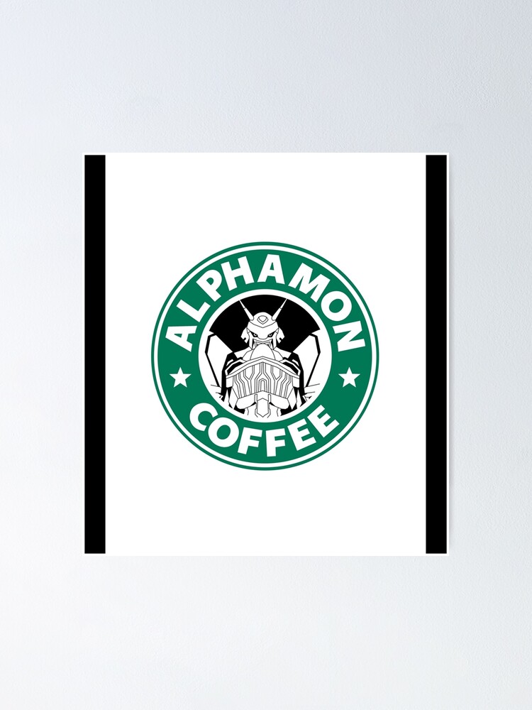 "Alphamon anime digimon logo coffee" Poster for Sale by GreathouseGary ...