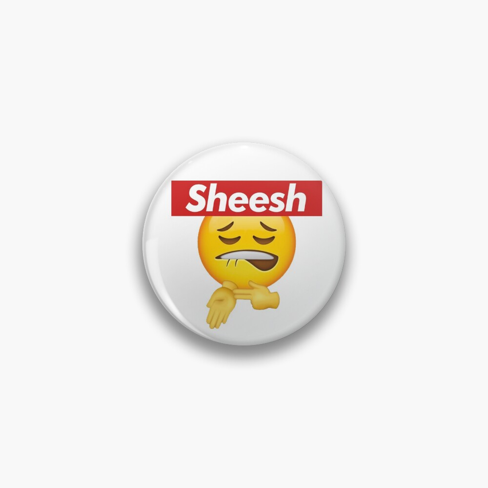 "Sheesh Emoji" Sticker for Sale by GudeDesigns | Redbubble