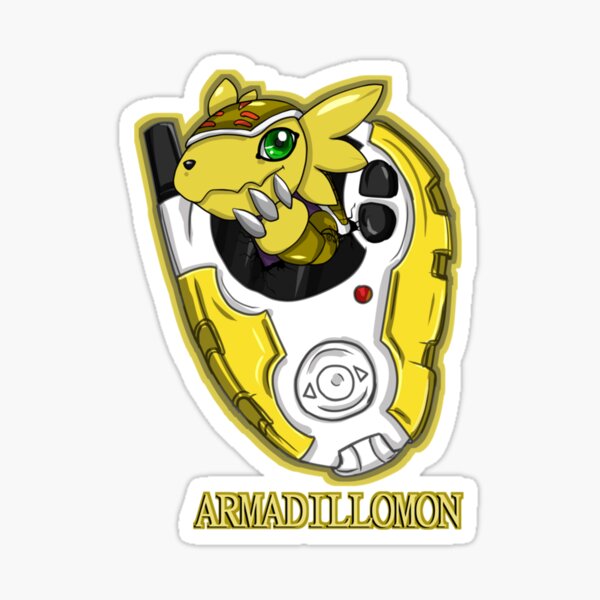 "Armadillomon turtle digimon classic" Sticker for Sale by ...