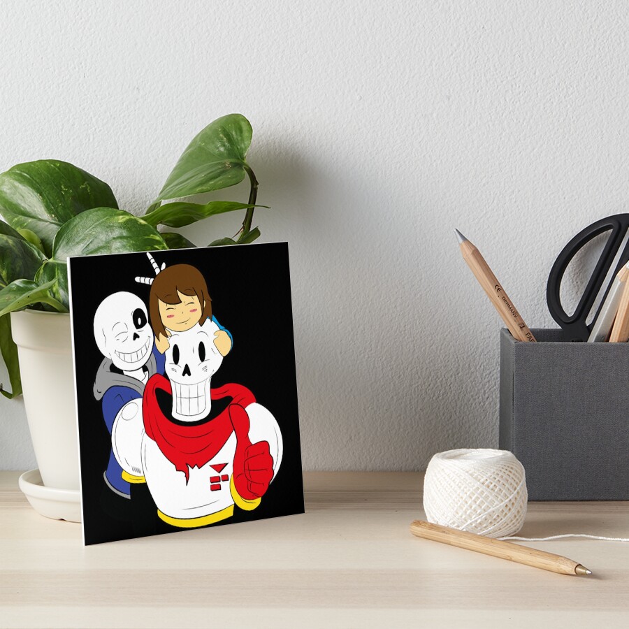 "Undertale Game - Sans And Papyrus" Art Board Print for Sale by ...