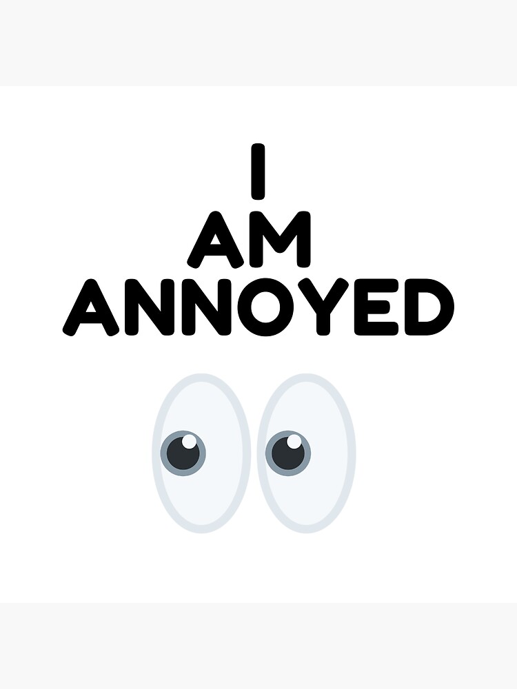 "Annoy" Sticker for Sale by zhenym | Redbubble