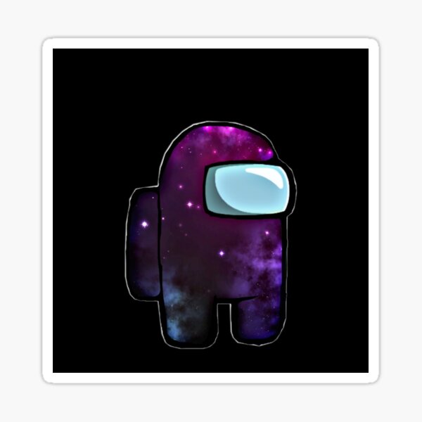 Among Us Galaxy Crewmate Stickers | Redbubble
