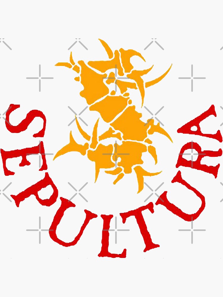 "Sepultura band Logo song music Halloween Christmas " Sticker for Sale ...