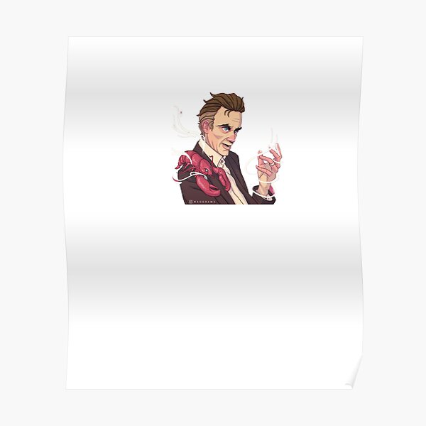 "Jordan peterson cartoon" Poster by nhanmachshop | Redbubble