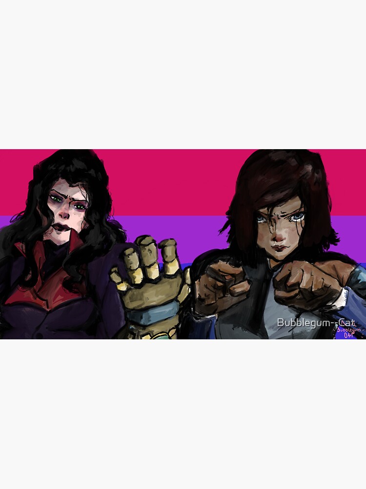 "Korrasami Pride" Sticker for Sale by Bubblegum--Cat | Redbubble