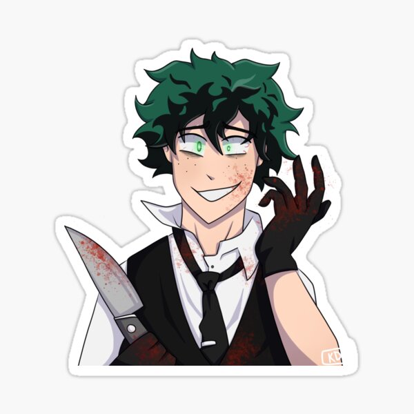 "Villain Deku" Sticker for Sale by Starrspit | Redbubble