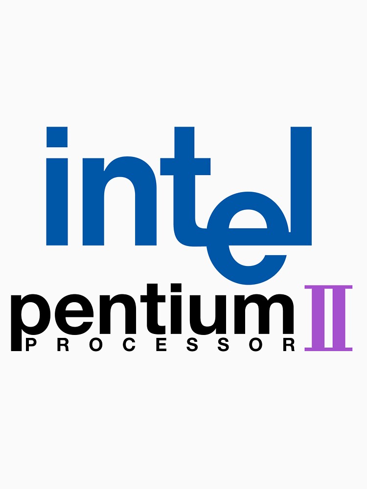 "Intel Pentium II logo" T-shirt for Sale by beccaooo | Redbubble ...