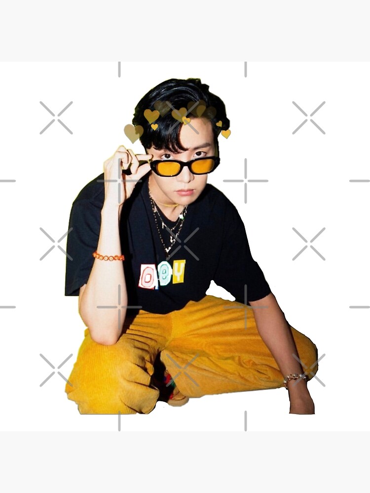 "BTS J-Hope Heart Crown" Poster by keroella | Redbubble