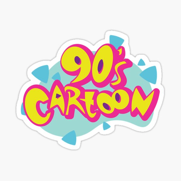 "Retro 90s Cartoon Recess" Sticker for Sale by TheRecessFilm | Redbubble