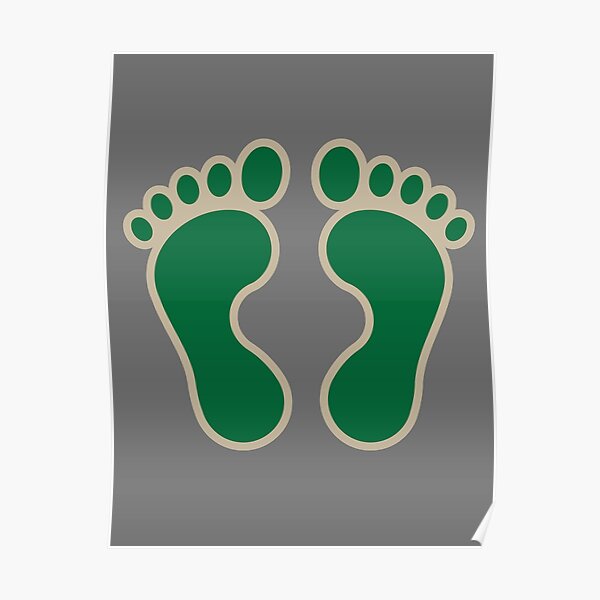 "Jolly Green Feet" Poster for Sale by ReaperShoppe | Redbubble