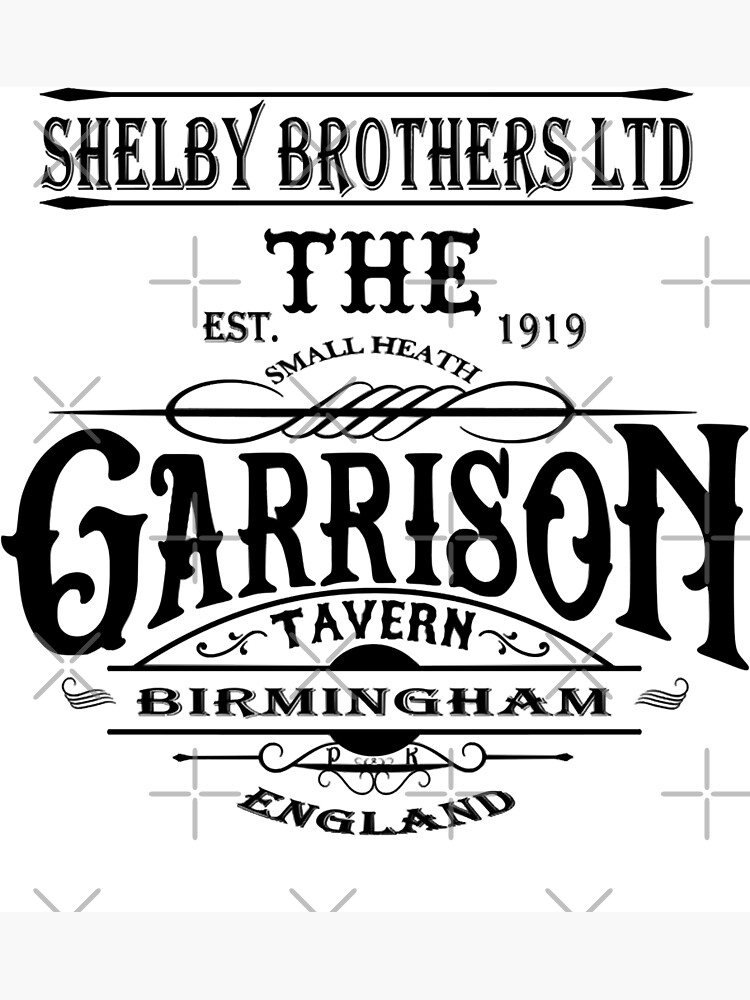 Lámina artística «Hombres Best Peaky Blinders Garrison Tavern The ...