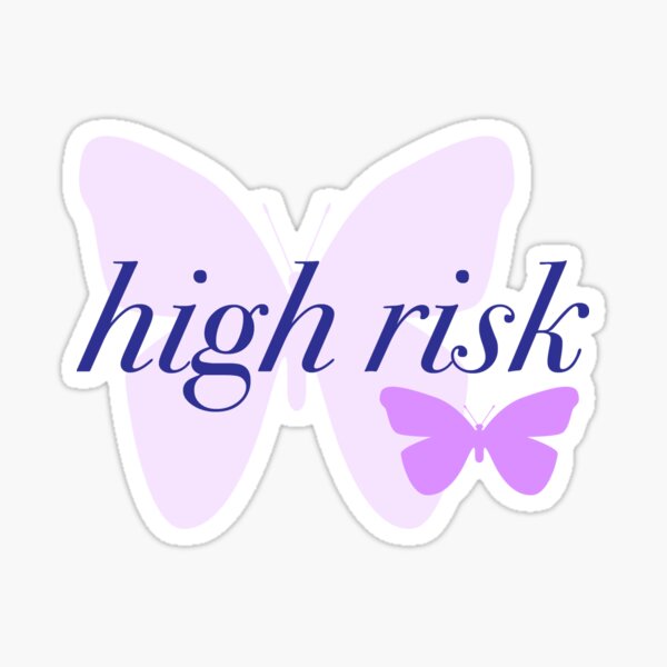 "High Risk " Sticker for Sale by tension | Redbubble