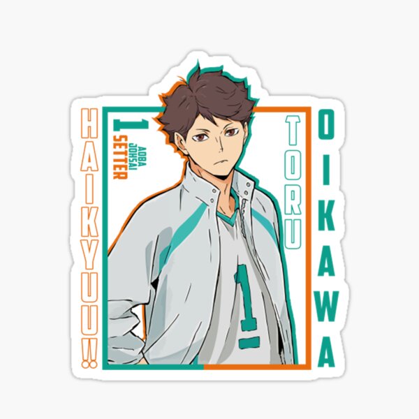 "Haikyuu!! Toru Oikawa" Sticker for Sale by Spencerhowar | Redbubble