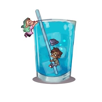 "Beta Blue Lemonade" Sticker for Sale by Bit-Sweet-Choc1 | Redbubble