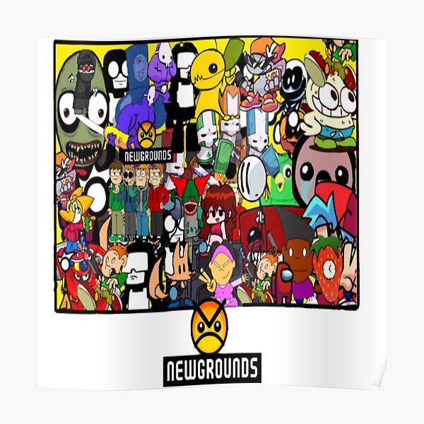 Póster «Personajes de Newgrounds!» de jtdrew1 | Redbubble