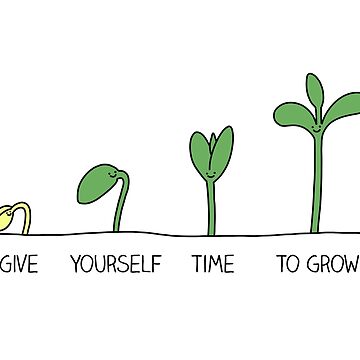 "Grow" Sticker for Sale by Milkyprint | Redbubble